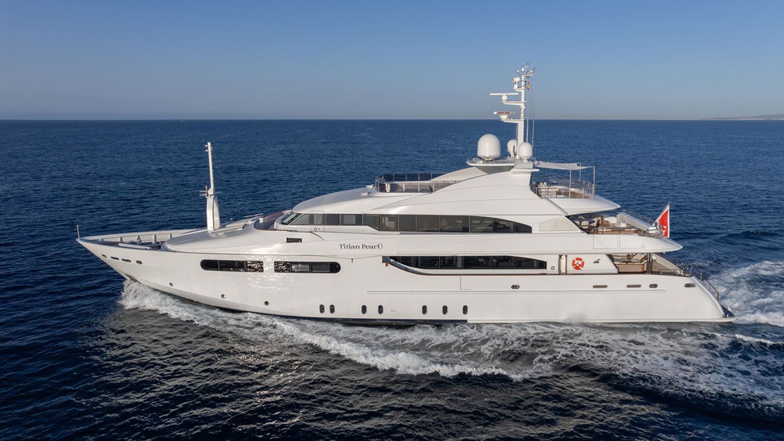 43m CRN motor yacht Titian Pearl joins the market following €6M refit
